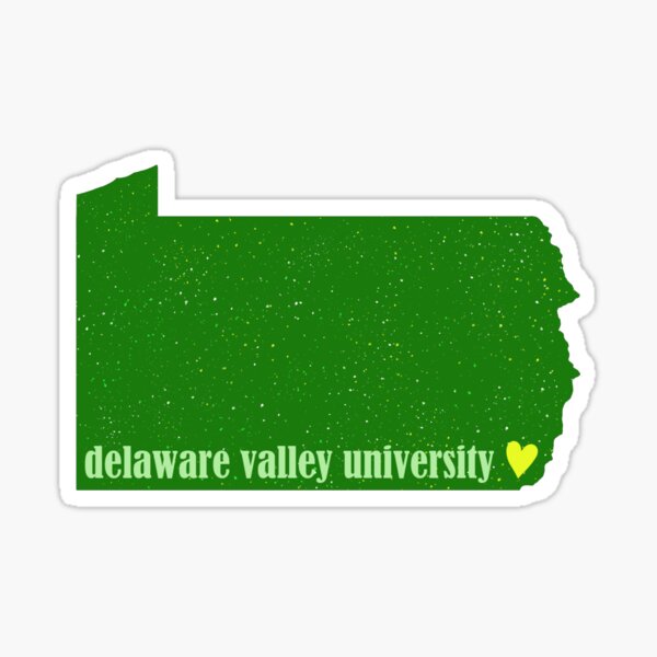 "delval, delaware valley university sticker" Sticker by Simplycaseyt ...