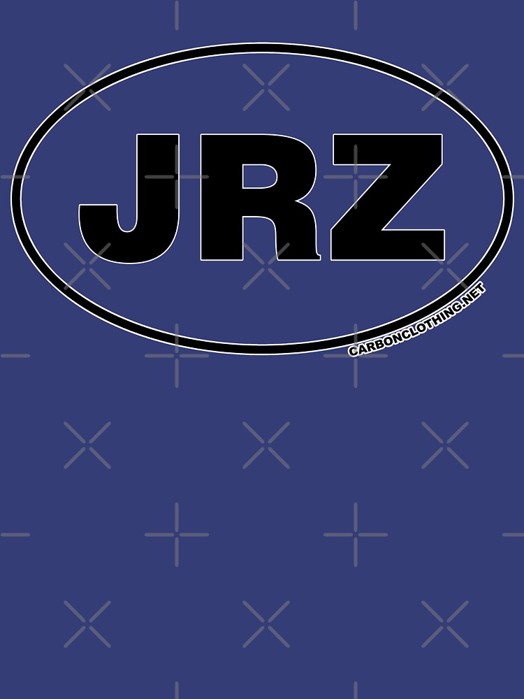 "JRZ New Jersey Euro Oval Sticker" T-shirt by CarbonClothing | Redbubble