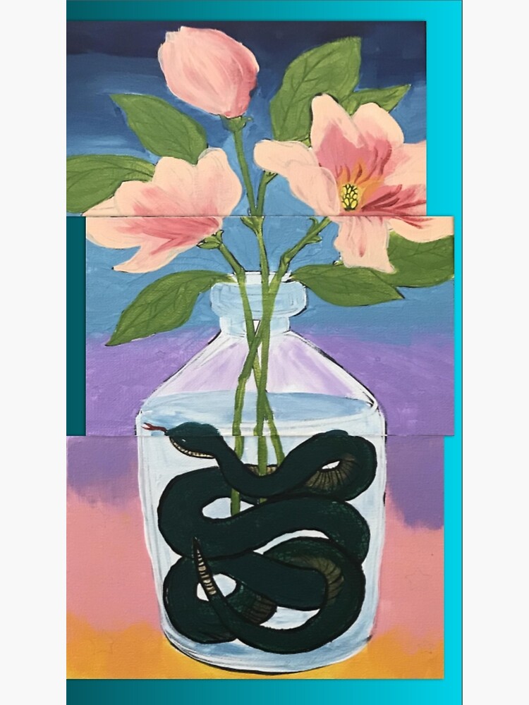 "SNAKE IN A VASE" Art Print for Sale by tepthelion | Redbubble
