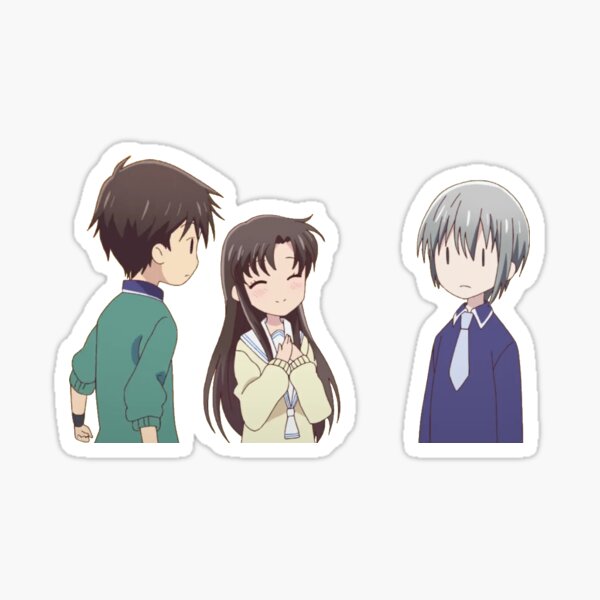 "Yuki & Student Council" Sticker for Sale by lil-mars | Redbubble