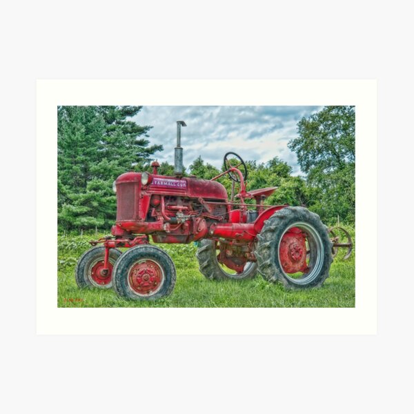 "McCORMICK FARMALL CUB 1952" Art Print for Sale by BeanME | Redbubble