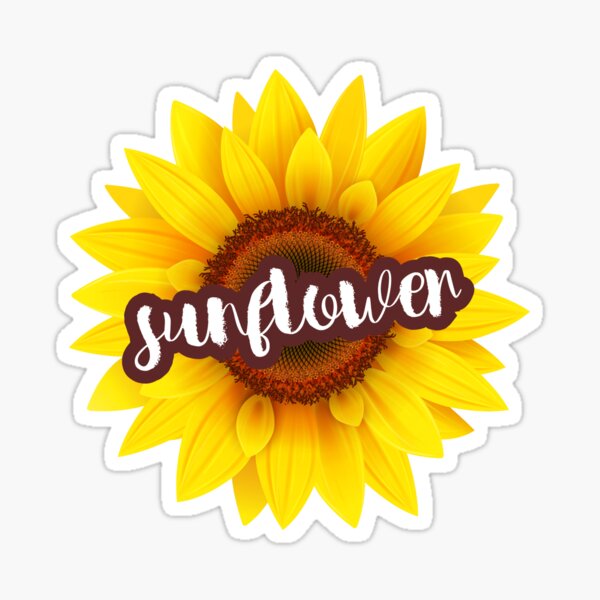 "sunflower" Sticker by EnigmaVibes | Redbubble