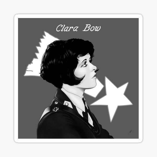 "Clara Bow" Sticker for Sale by Aaron Page | Redbubble