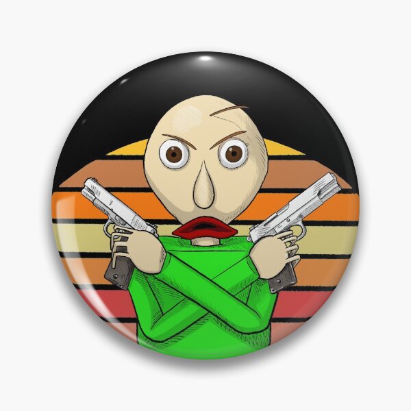 Baldi Pins and Buttons | Redbubble