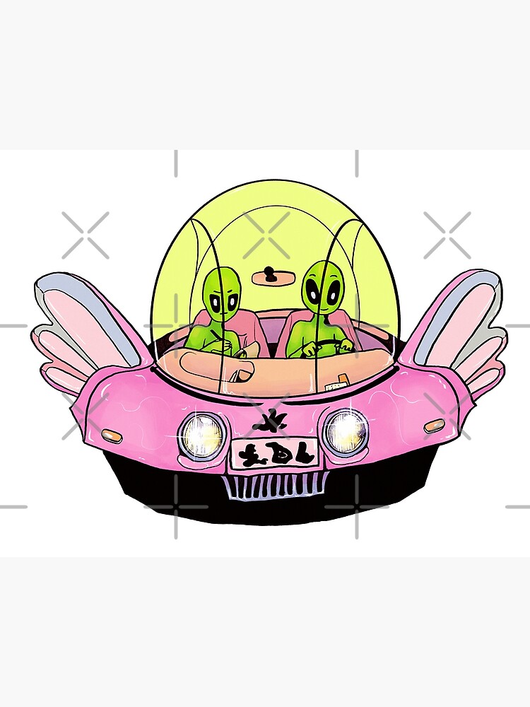 "Alien driving lesson" Poster by vieno | Redbubble