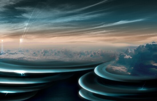 "Uranus Sunset" Posters by noildoof | Redbubble