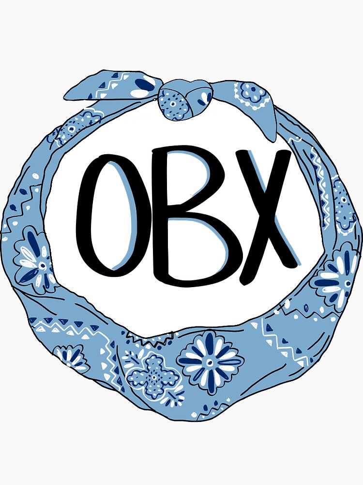 "obx" Sticker by BrookePorco | Redbubble