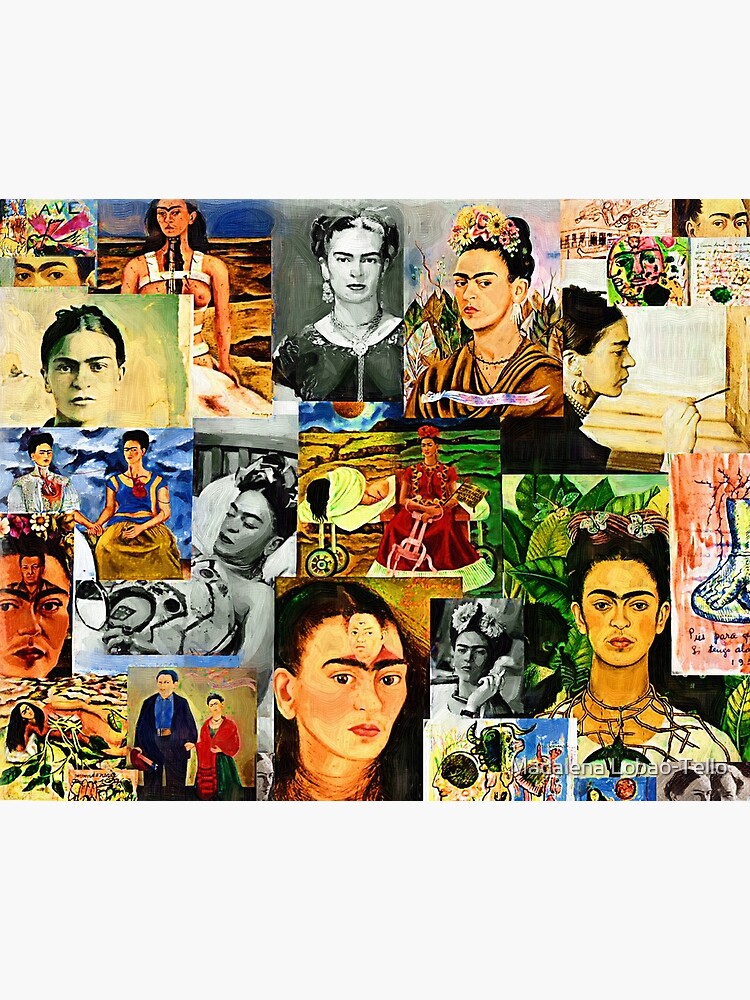 "Frida collage" Poster for Sale by Madalena Lobao-Tello | Redbubble