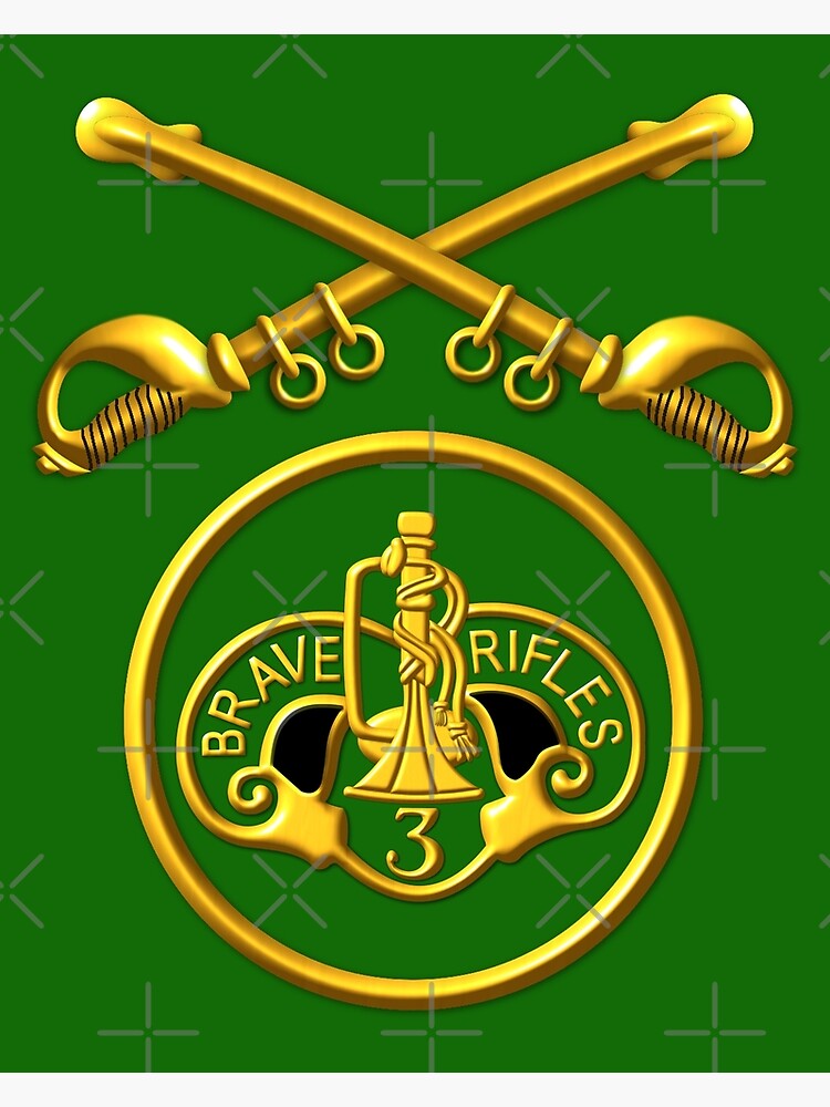 Póster «Tercer Regimiento de Caballería Blindada ACR "Brave Rifles"» de ...