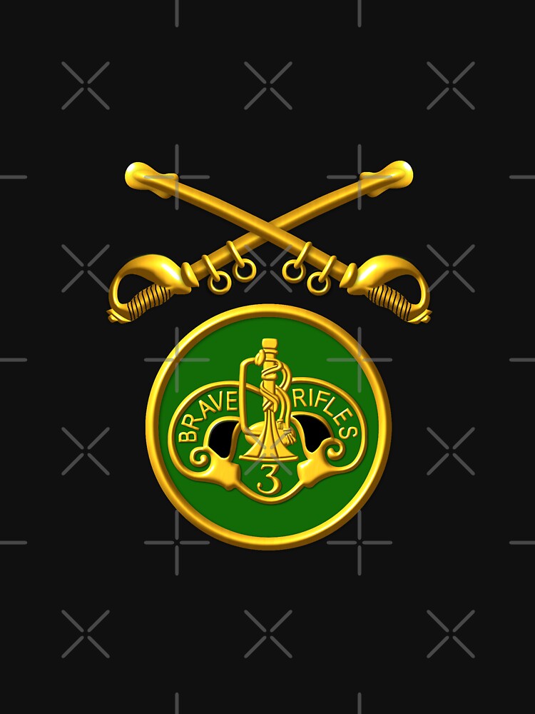 "3rd Armored Cavalry Regiment ACR “Brave Rifles” " T-shirt for Sale by ...