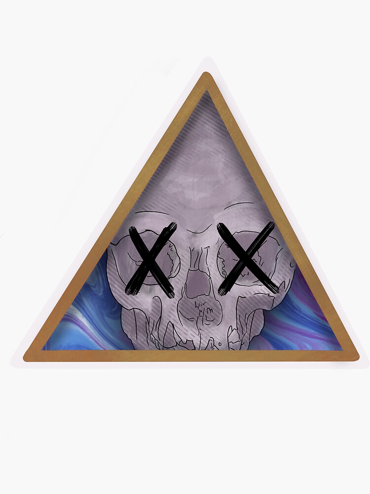 "Bermuda Triangle" Sticker for Sale by tamkusartdesign | Redbubble