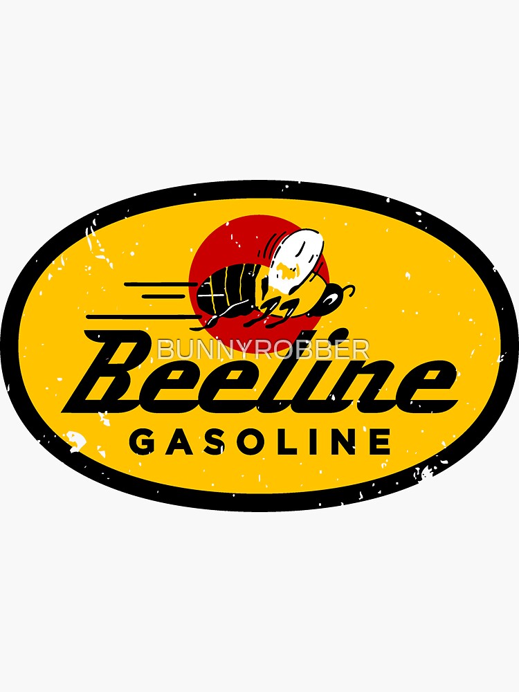 "Beeline GAS" Sticker for Sale by BUNNYROBBER | Redbubble