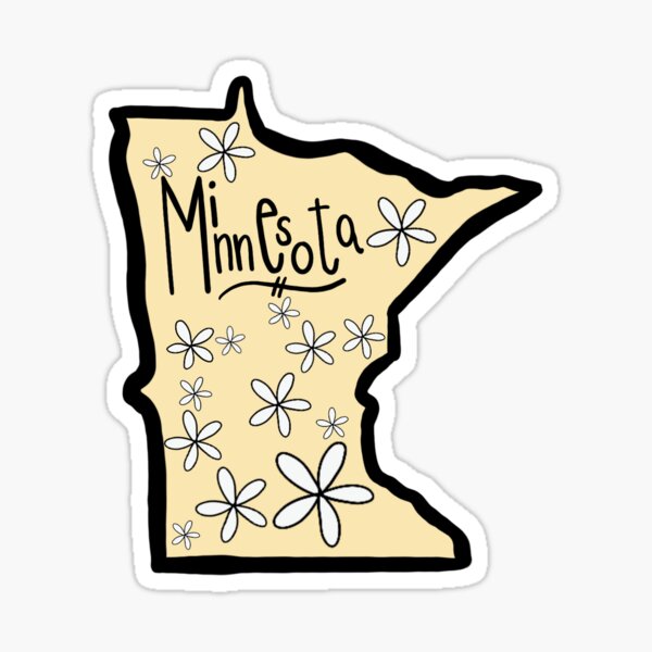 "minnesota sticker" Sticker by livyloostickers | Redbubble