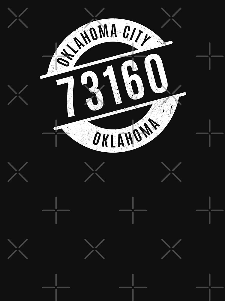"Oklahoma City Oklahoma 73160 Zip Code" T-shirt by creativecurly ...