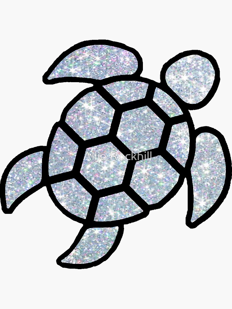 "vsco turtle glitter" Sticker by anrockhi | Redbubble
