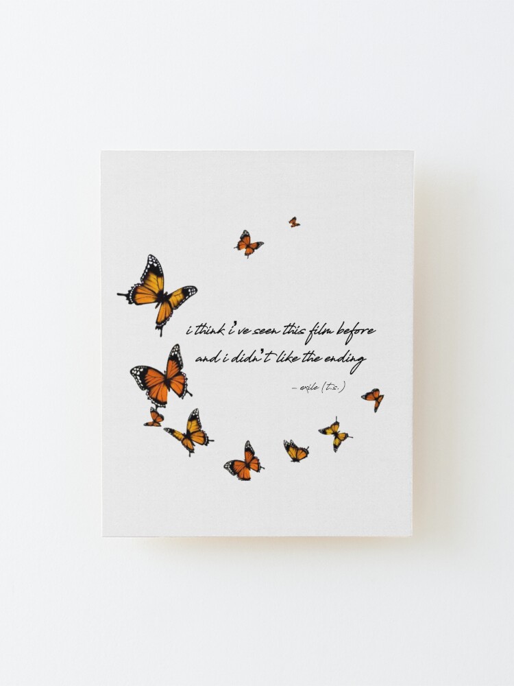 "taylor swift - exile (folklore)" Mounted Print for Sale by ...