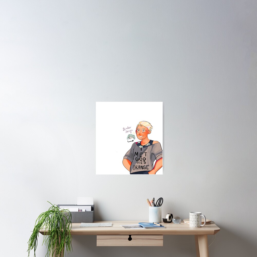 "Miku Binder Trump" Poster by itsnicolesart | Redbubble