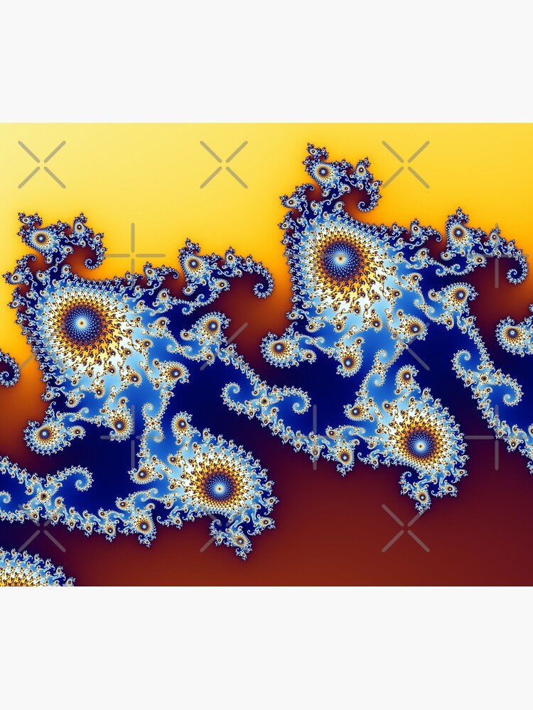 "Mandelbrot Set Tail Zoom in" Poster by ginastera-66 | Redbubble