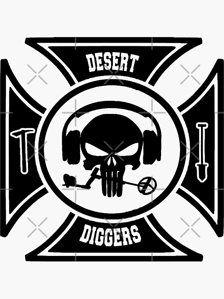 "Desert Diggers" Sticker for Sale by SweatShopDesign | Redbubble