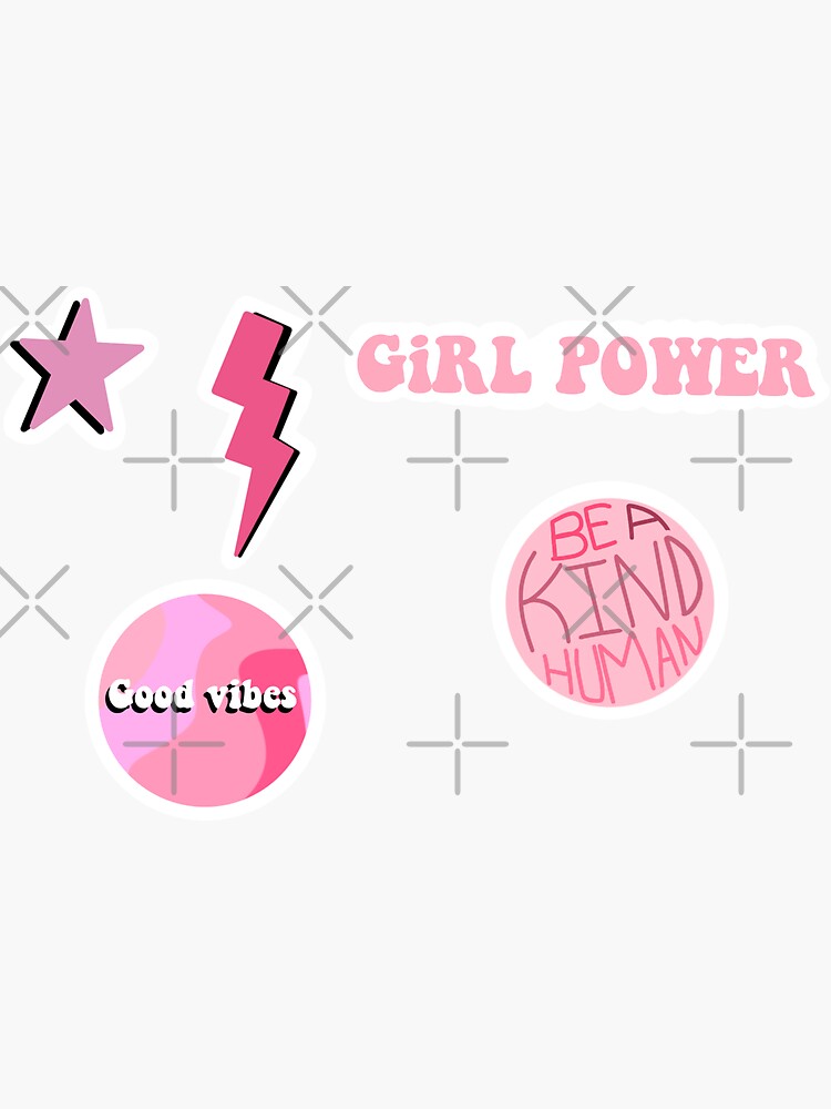 "Pink sticker pack" Sticker by Ellieeeeeee | Redbubble
