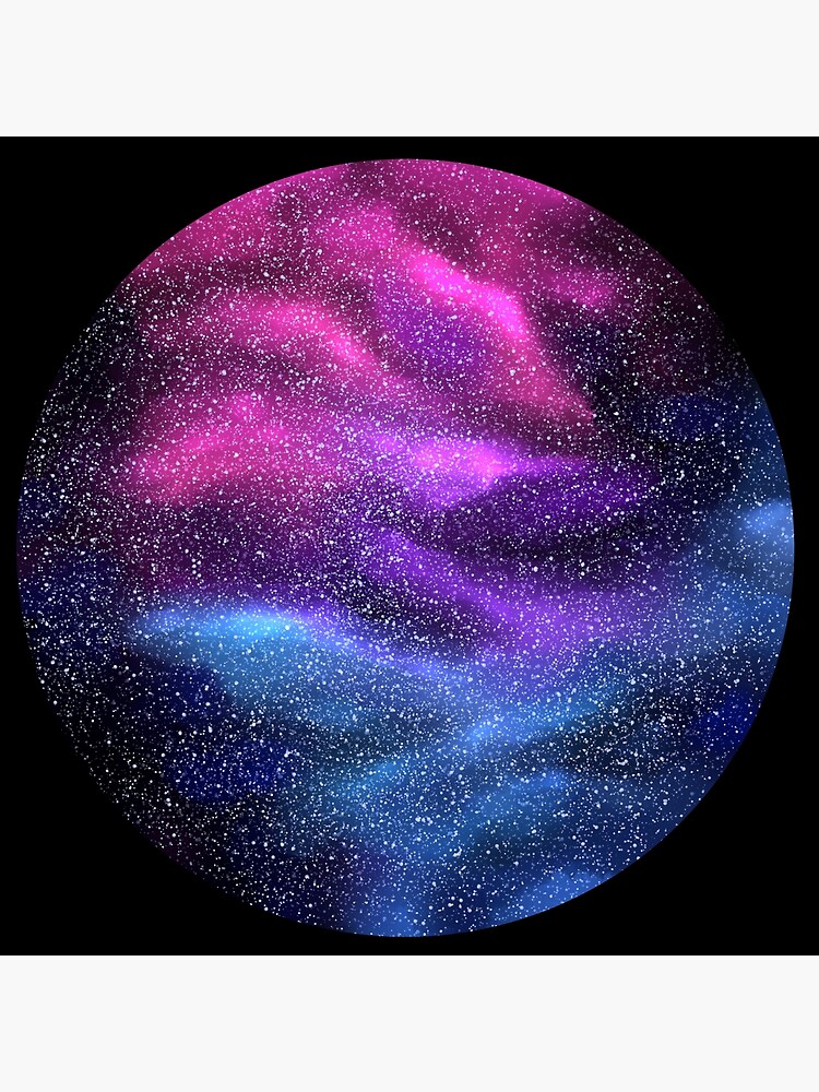 "Bi Pride Galaxy" Art Print for Sale by nicoolee | Redbubble