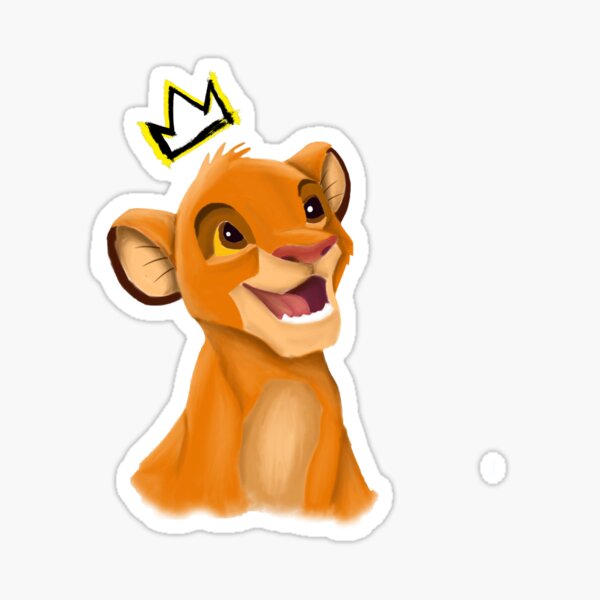 "royal simba" Sticker for Sale by disneyboy7 | Redbubble