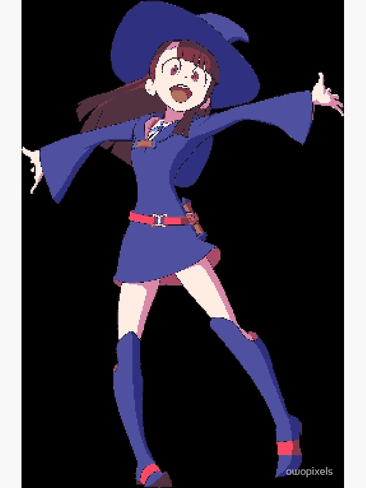 "Akko Pixel Art" Photographic Print by owopixels | Redbubble