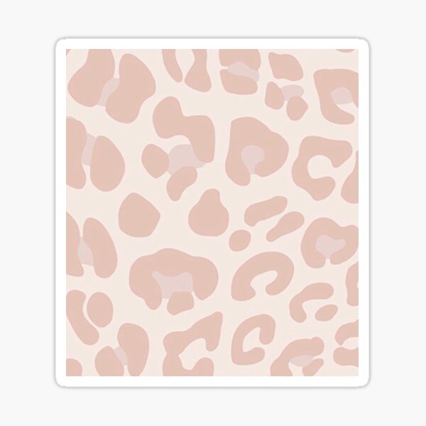 "cheeta print in pink" Sticker for Sale by katerosssss | Redbubble