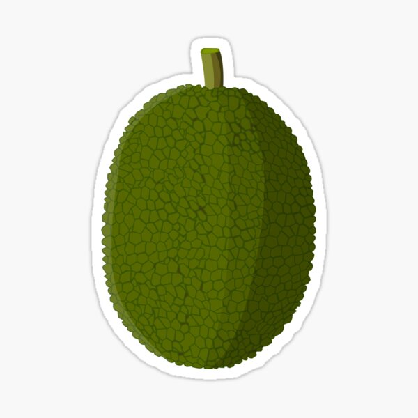 "Whole Jackfruit" Sticker for Sale by GreenArtService | Redbubble