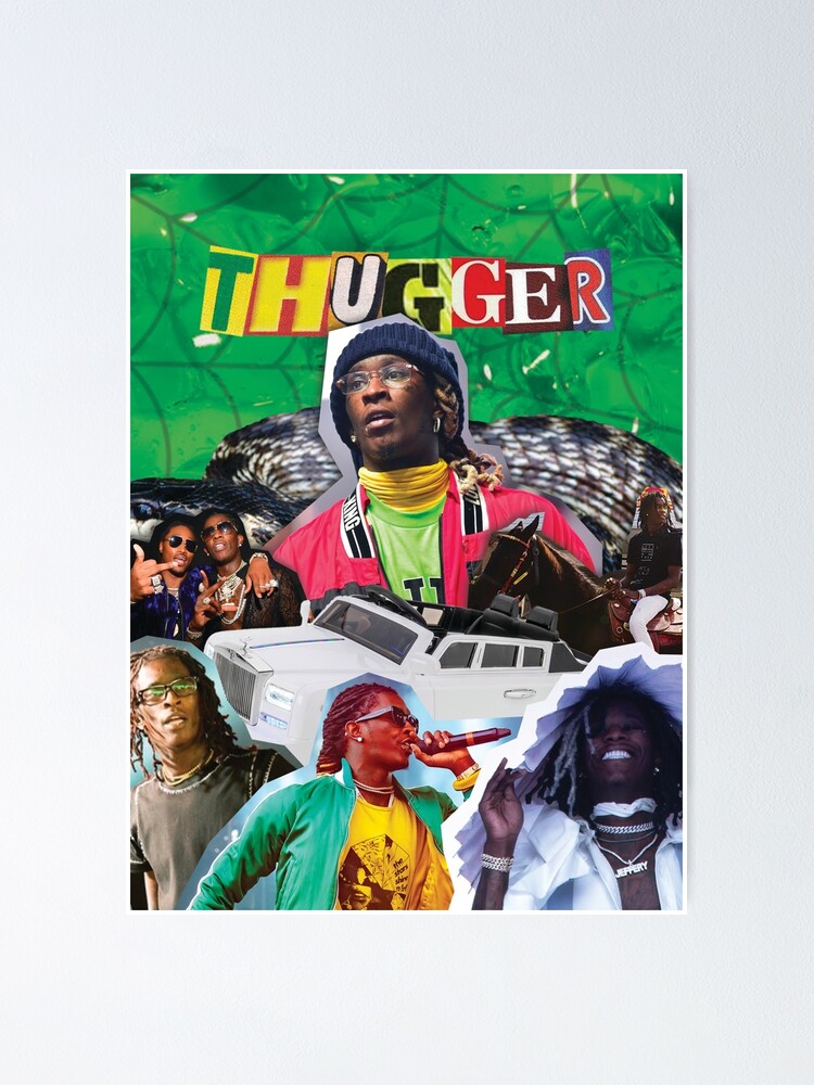 "Young Thug Collage Poster" Poster for Sale by ClayMiesse | Redbubble