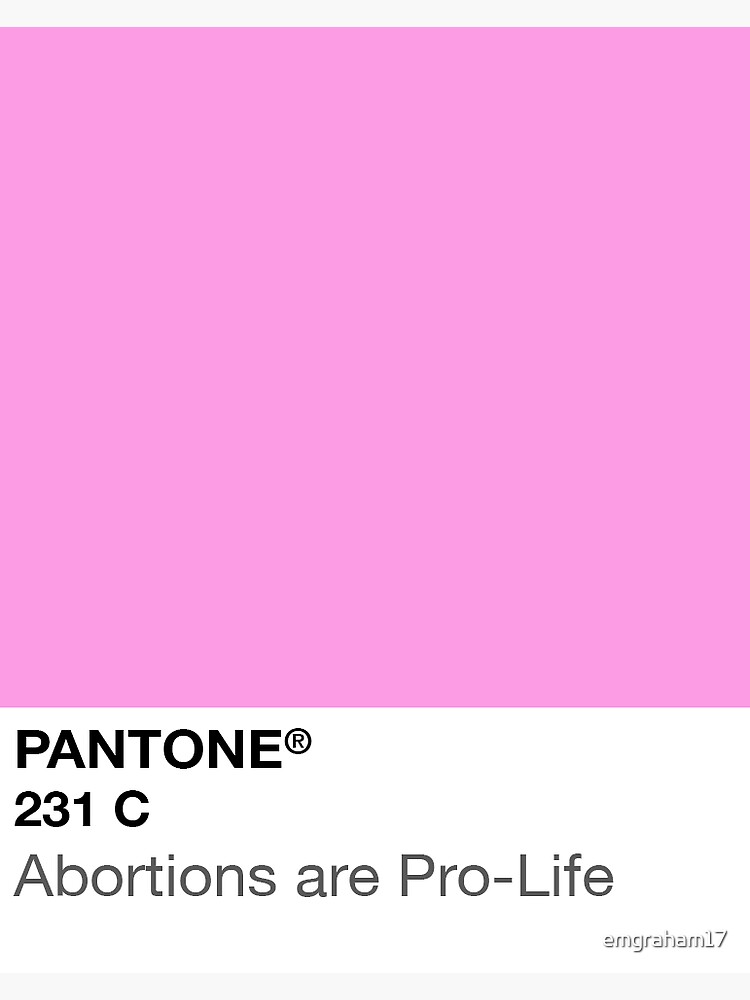 Pegatina «Abortos de muestras de color liberales son pro-vida» de ...