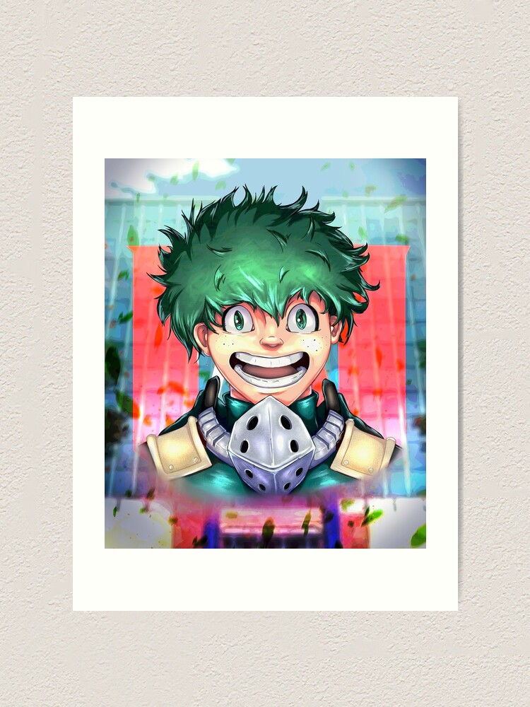 "Deku Portrait (My Hero Academia)" Art Print for Sale by ...