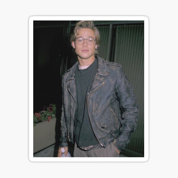 "vintage brad pitt" Sticker by laurrox14 | Redbubble