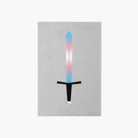 "Trans Sword" Art Board Print by nats-designs | Redbubble