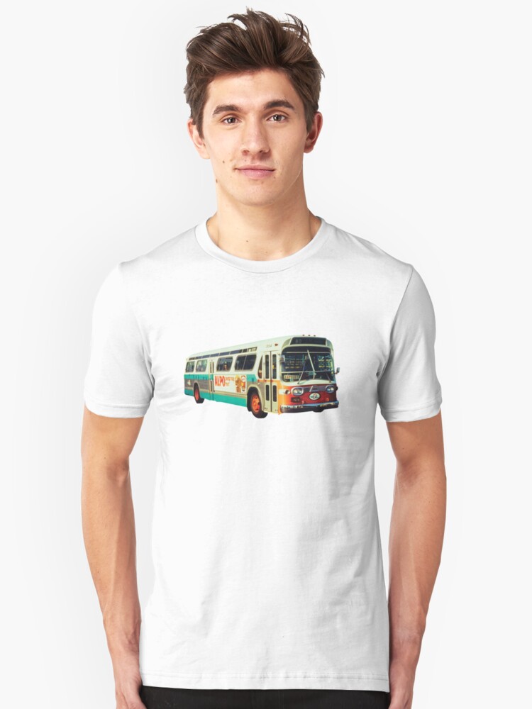 "Retro AC Transit Bus - Vintage Alameda County Transit Bus" T-shirt by ...