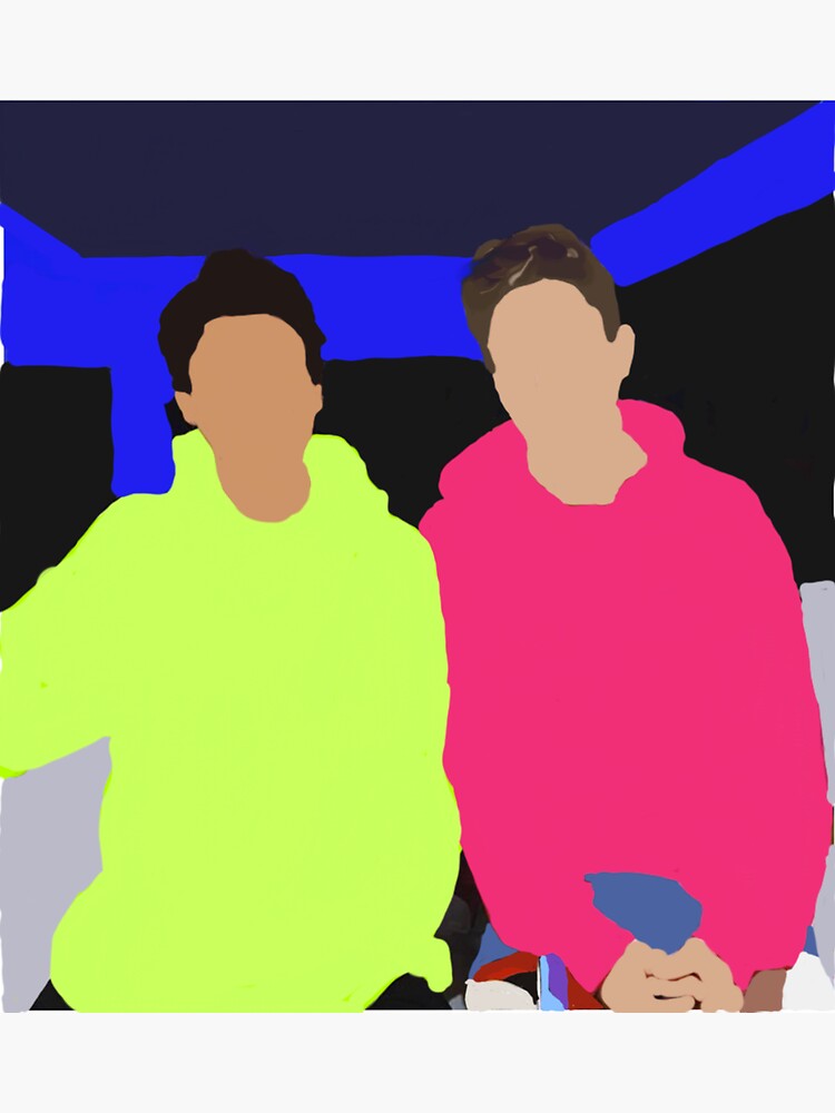 "Daniel seavey and Crawford fan art sticker" Sticker by Ellaisartistic ...