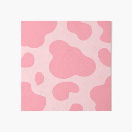 "Pink cow print" Art Board Print for Sale by Maria N | Redbubble
