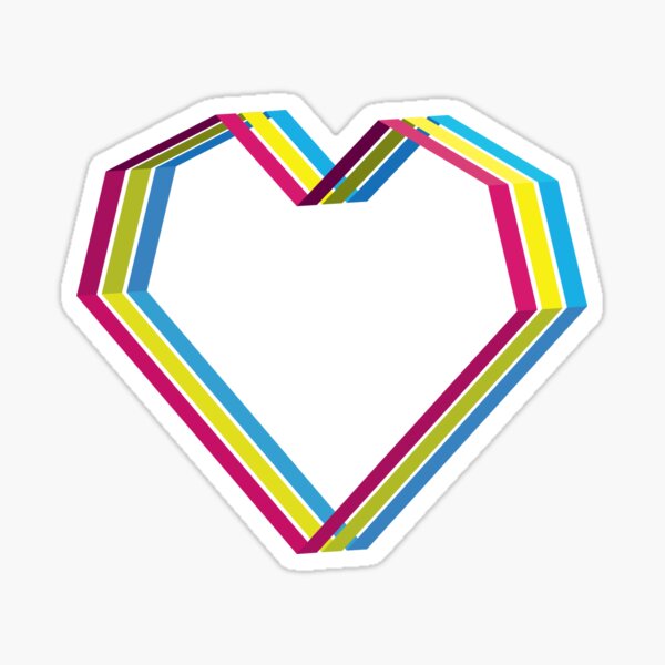"Pan Heart" Sticker for Sale by Teestime09 | Redbubble