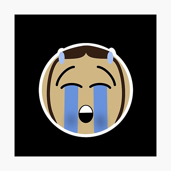 "katara from avatar as the crying emoji" Photographic Print by kizko ...