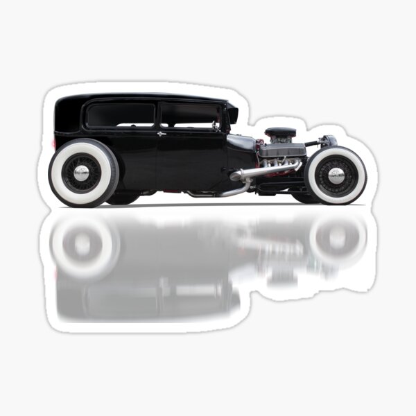"Ford Hot Rod Sedan Tudor" Sticker for Sale by lensesandwheels | Redbubble
