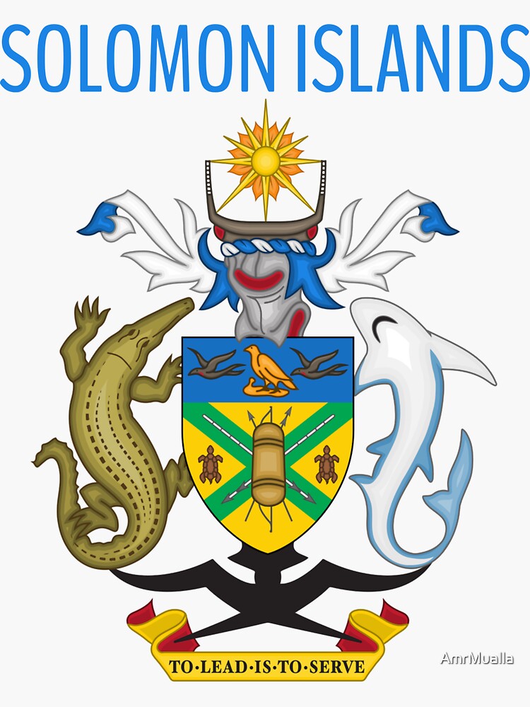 "Solomon Islands" Sticker for Sale by AmrMualla | Redbubble