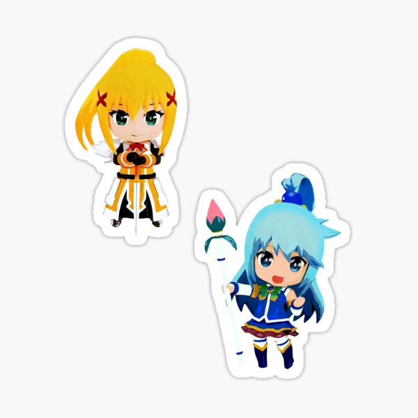 "Konosuba sticker #1" Sticker for Sale by popsANDmeme | Redbubble