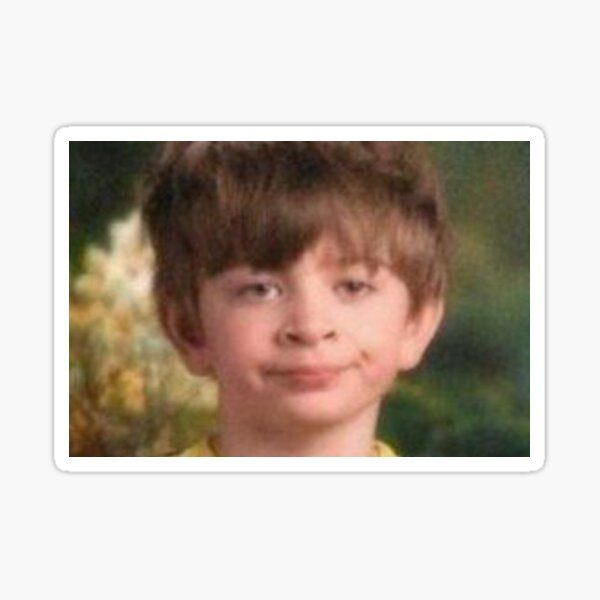 "Resigned Pajama Kid Meme" Sticker for Sale by simcass | Redbubble