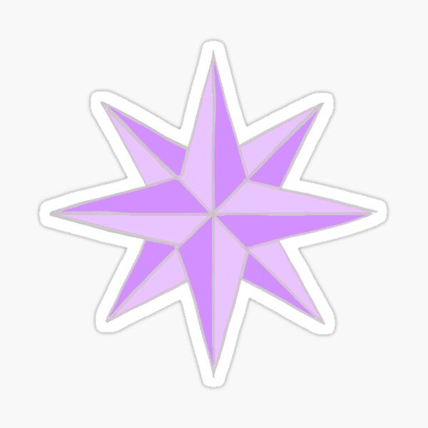 "Purple Star" Sticker for Sale by krista4design | Redbubble