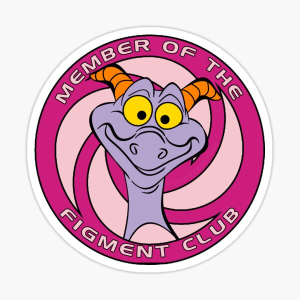 "Member of the Figment Club" Sticker for Sale by TurnerCreation | Redbubble