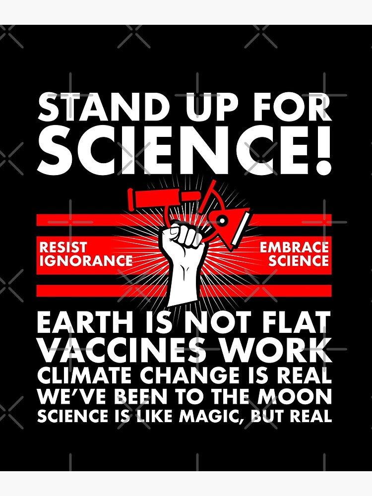 "Stand Up For Science" Poster for Sale by TheTeeSupplyCo | Redbubble