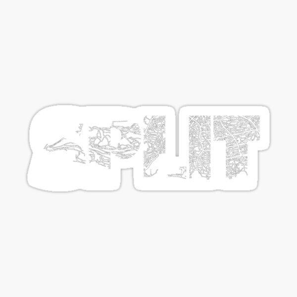 "Split, Croatia Street Map" Sticker for Sale by thestreetslocal | Redbubble