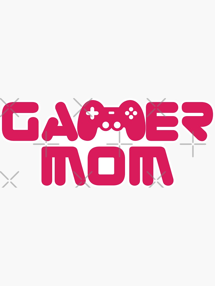 "Gamer Mom" Sticker for Sale by Andantino | Redbubble