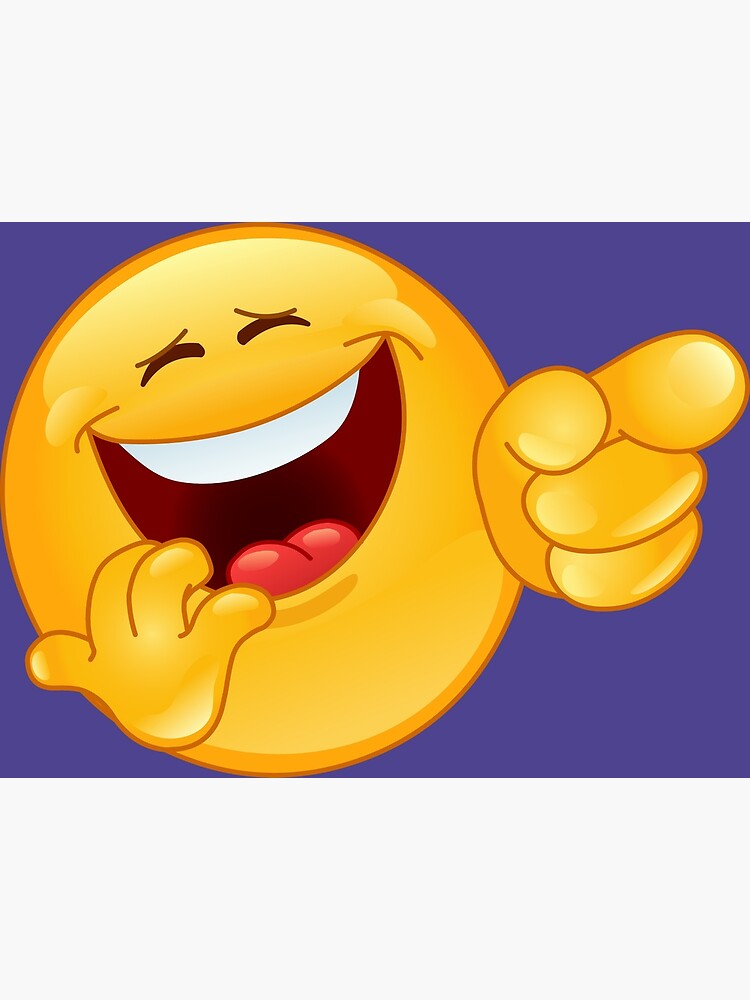 Póster «Riendo y señalando Emoji» de yayayoy | Redbubble