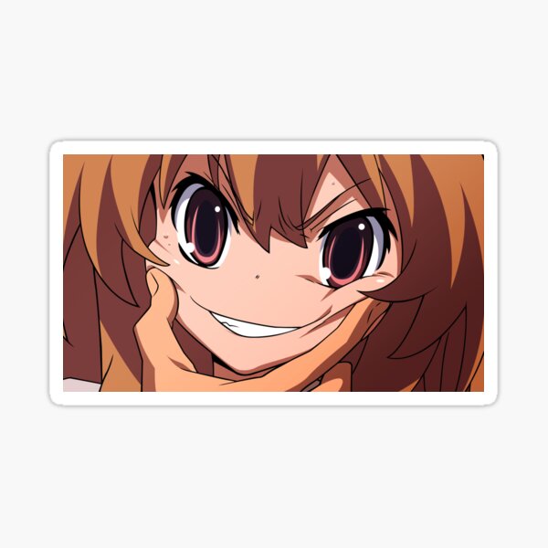 "Taiga Aisaka Grinning [Toradora]" Sticker for Sale by allenye | Redbubble
